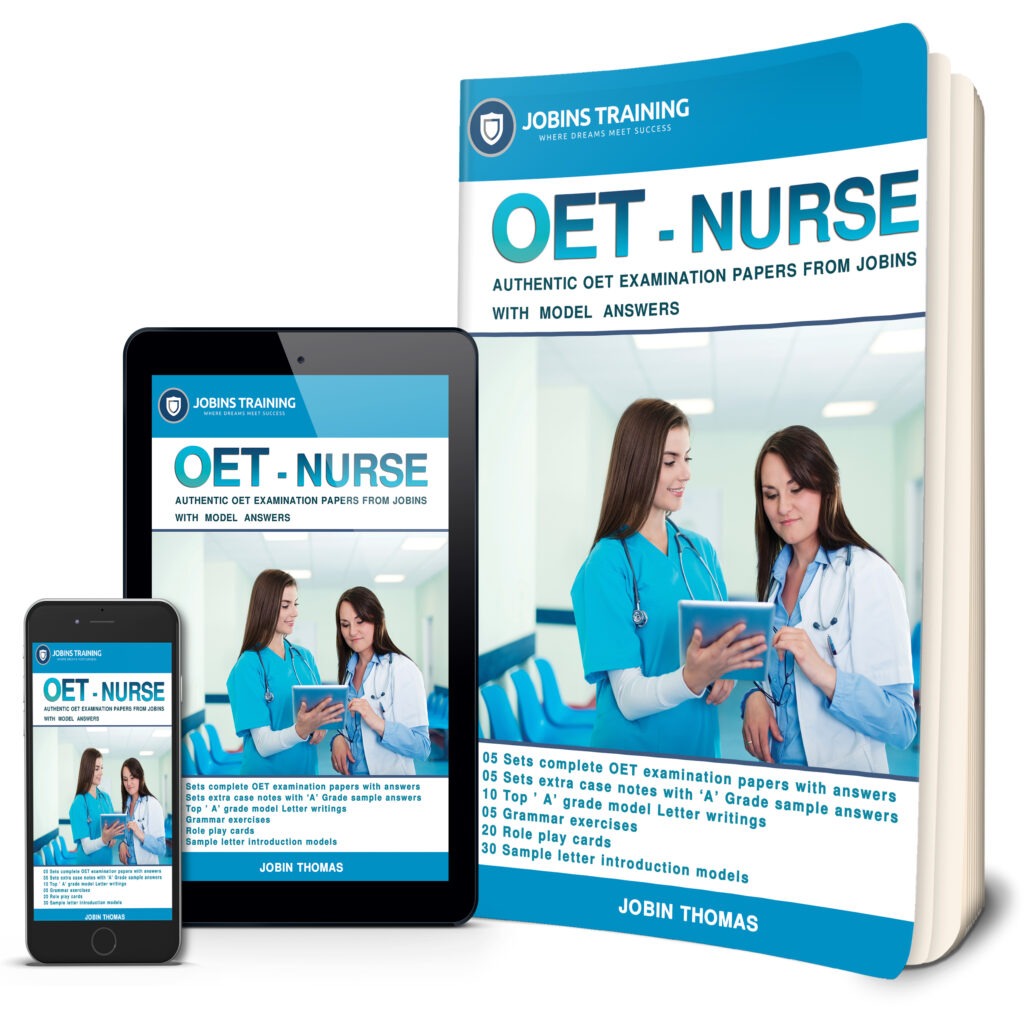 OET Nurse (AUTHENTIC OET EXAMINATION PAPERS FROM JOBINS) - Apna Book ...
